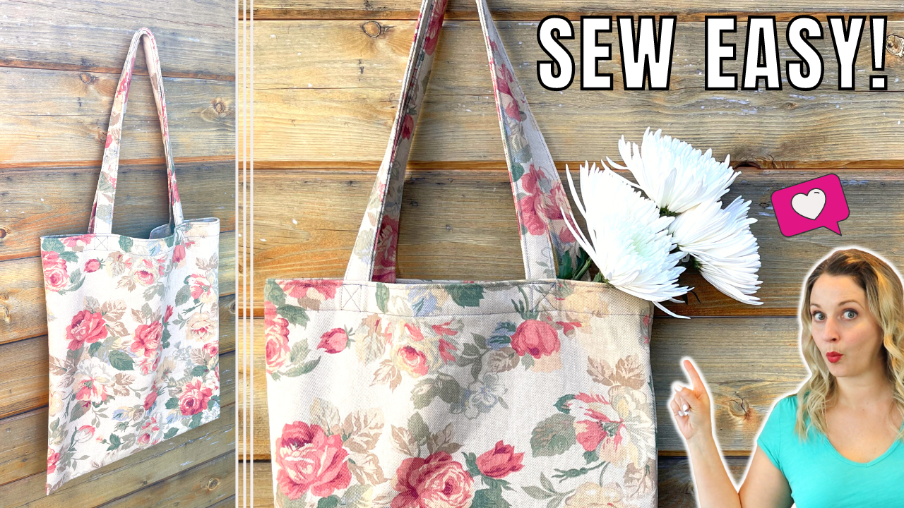 Tote Bag Sewing Tutorial Tamaras Joy