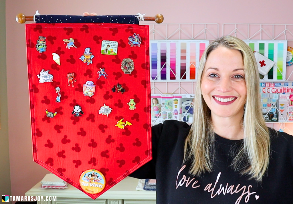 DIY Enamel Pin Banner Sewing Tutorial ⋆ Tamaras Joy